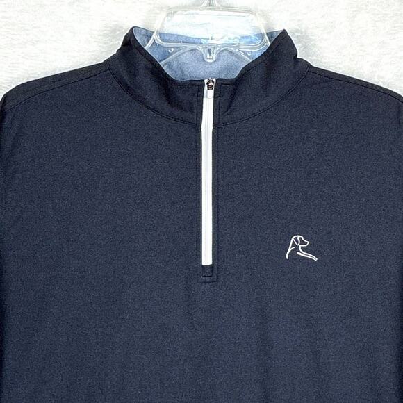 Rhoback | Sweaters | Rhoback Men M Navy Blue 4 Zip Performance Stretch ...